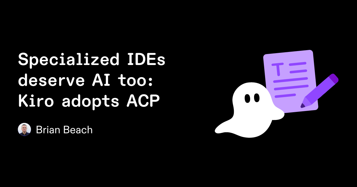 Specialized IDEs deserve AI too: Kiro adopts ACP - Kiro