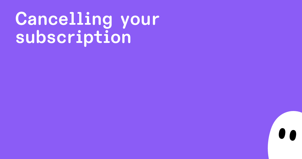 Cancelling your subscription - Docs - Kiro