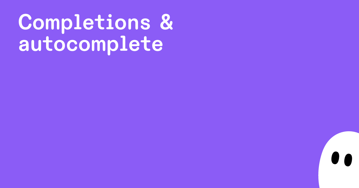 Completions & autocomplete - CLI - Docs - Kiro