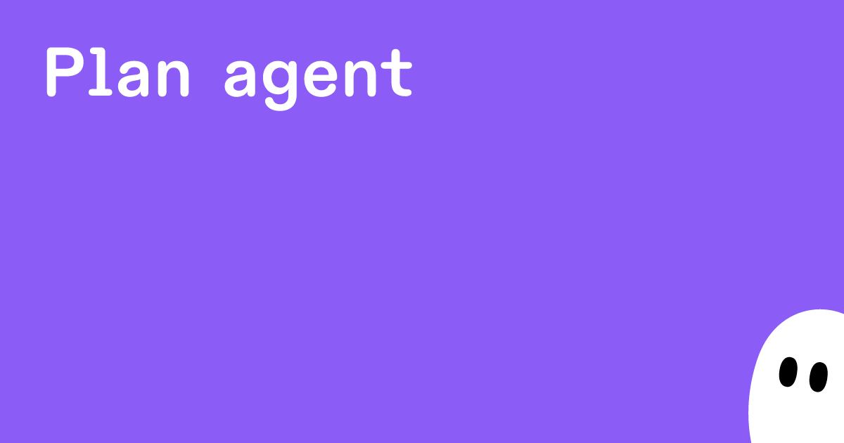 Plan agent - CLI - Docs - Kiro