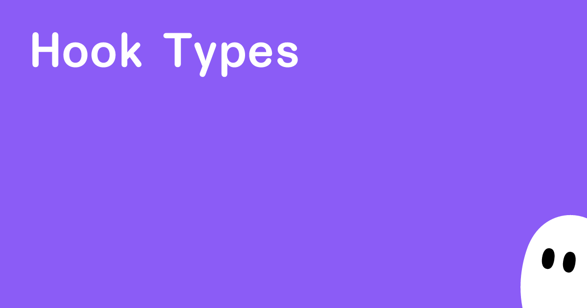 Hook Types - Docs - Kiro
